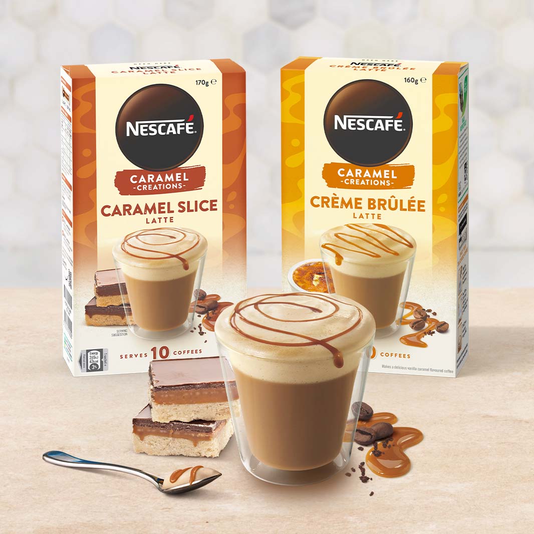 NESCAFÉ Caramel Creations Coffee Sachets | NESCAFÉ AU
